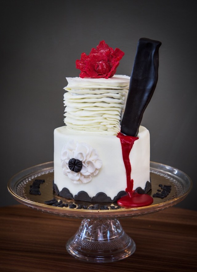 Murder Scene Birthday Cake